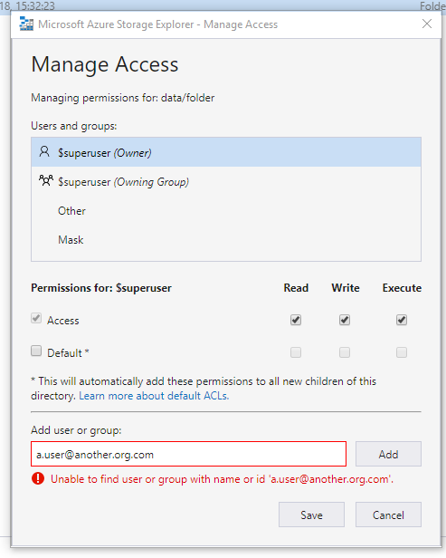ADLS Gen2: Manage Access fails to find guest accounts · Issue #984 · microsoft ...