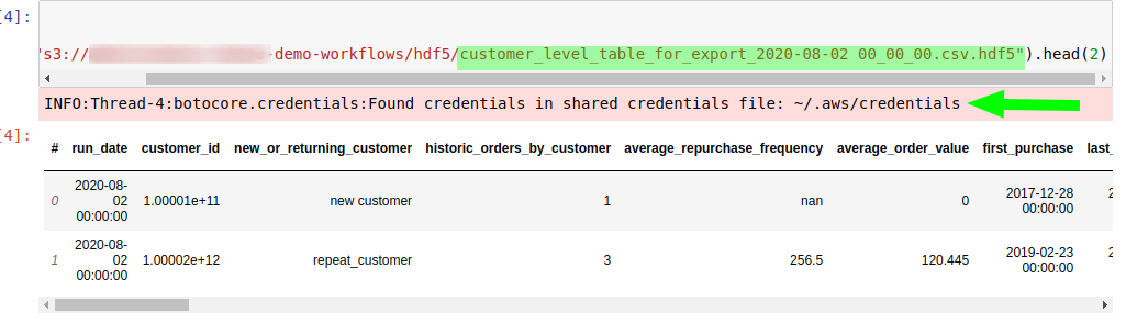 ~/.aws/crendetials & config not updating · Issue #1038 · vaexio/vaex · GitHub