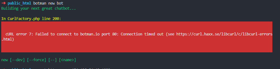 Your site is not available in Russia. · Issue #1121 · botman/botman · GitHub