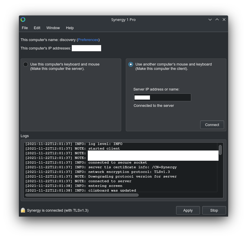 Custom configuration file for client mode · Issue #7116 · deskflow/deskflow · GitHub