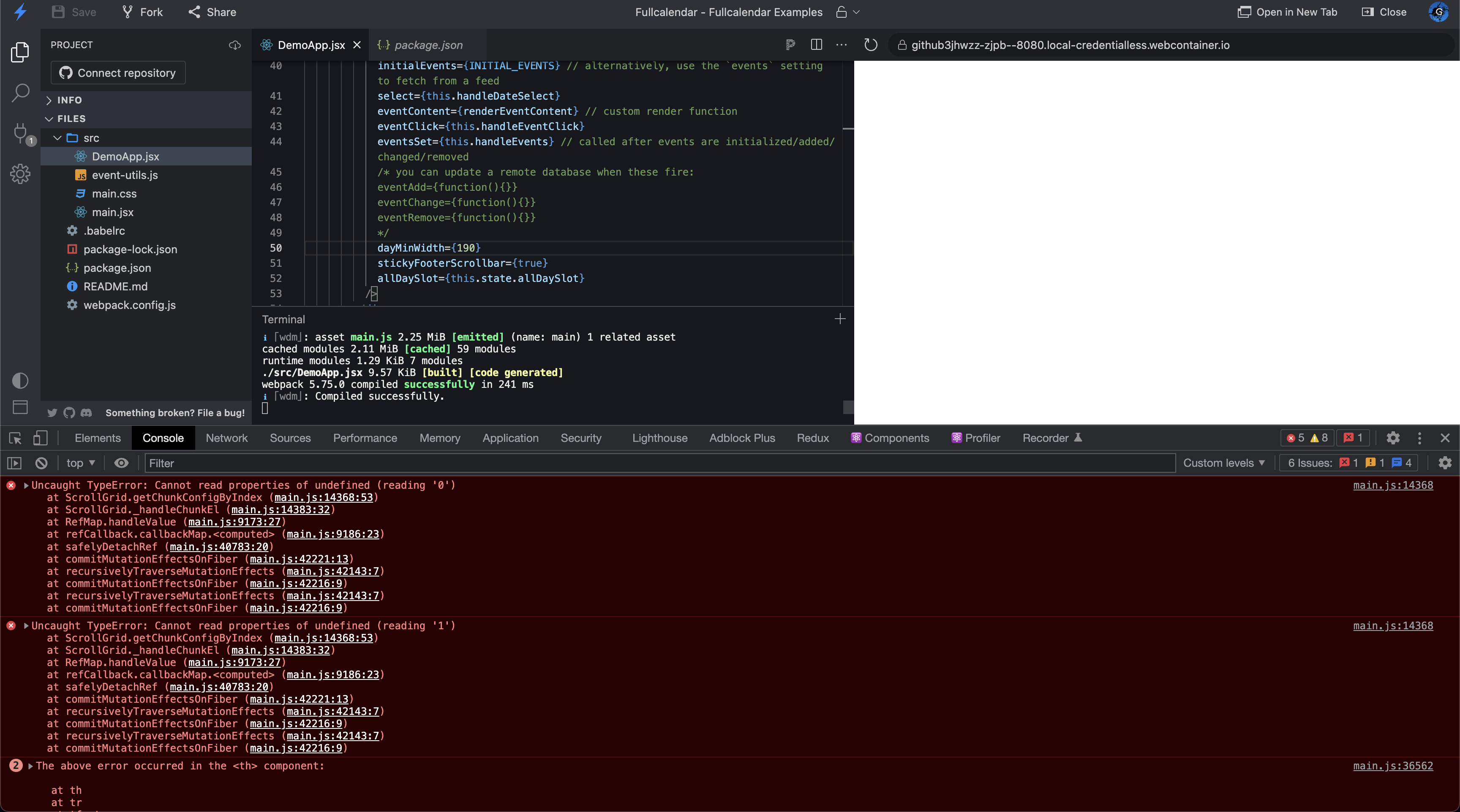 Bug when toggling `allDaySlot` and using `dayMinWidth` and ...