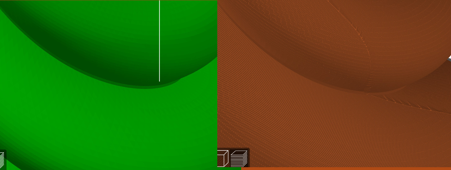 Spiral Vase Mode: At layer changes on overhangs, XY position jumps, rather than being ...