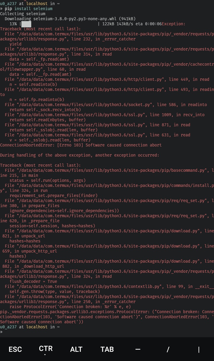 The Cursor Doesnt Return Back After An Exception · Issue 4953 · Pypapip · Github 8514