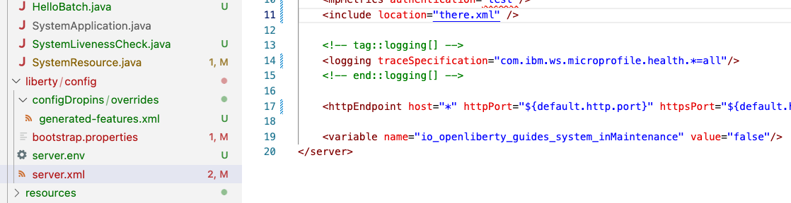 Screen not refreshed after quick fix applied · Issue #226 · OpenLiberty/liberty-tools-vscode ...