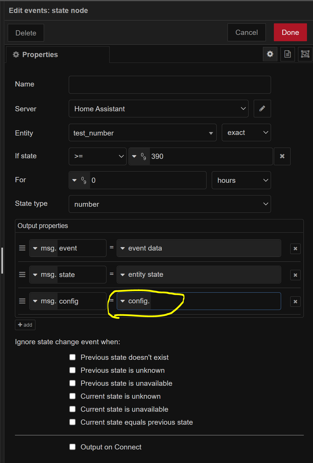 State node: outputting whole 'config' properties group does not work · Issue #638 · zachowj/node ...