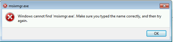 Relaunching as admin for msixmgr depends on having msixmgr.exe in %PATH%. · Issue #390 ...