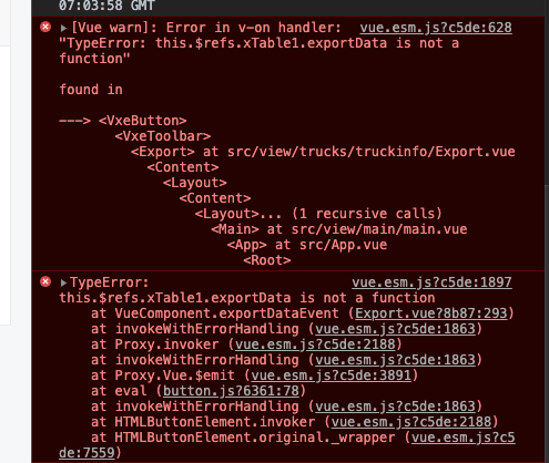 exportData方法无法识别 · Issue #475 · x-extends/vxe-table · GitHub