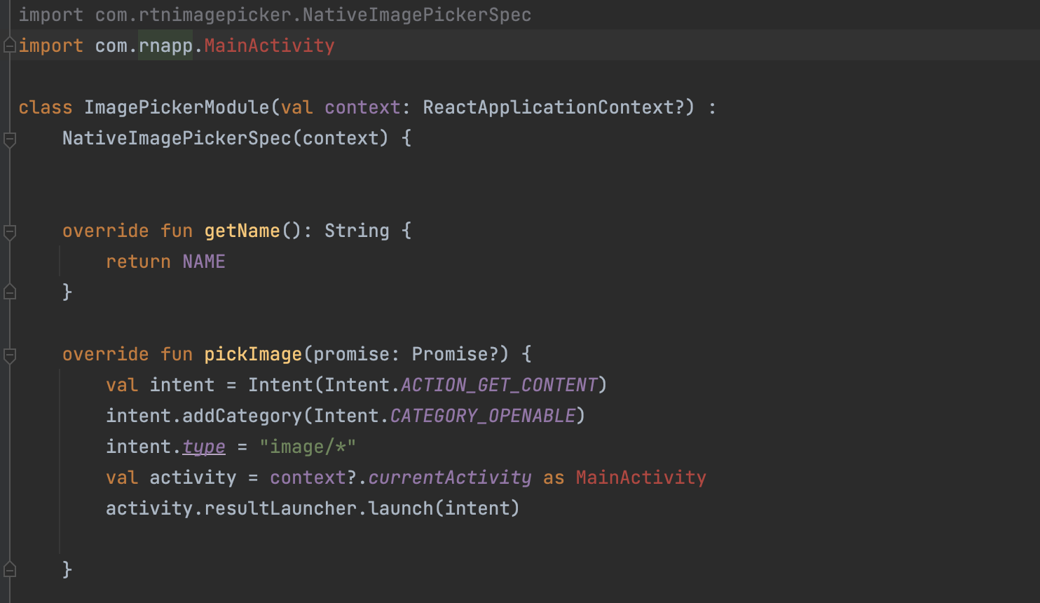 How to use registerForActivityResult with TurboModules in react native ... How to use registerForActivityResult with TurboModules in react native ...