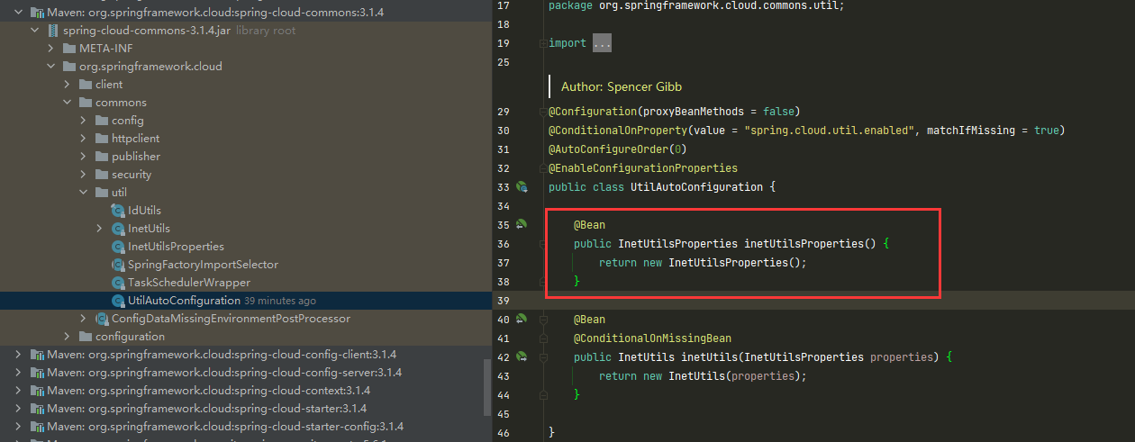 Parameter 0 of method inetIPv6Util in com.alibaba.cloud.nacos.utils ...