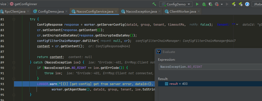 Nacos pull config failure did not throw an exception · Issue #9626 ...