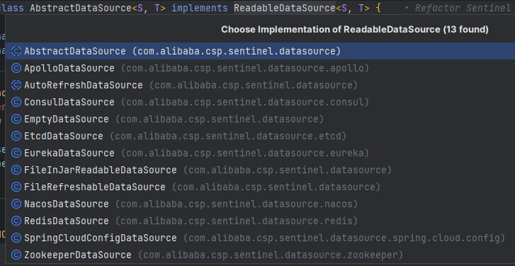 Sentinel Datasource 是否考虑增加一个基于spring Resource的数据源 · Issue 3018 · Alibaba Sentinel · Github