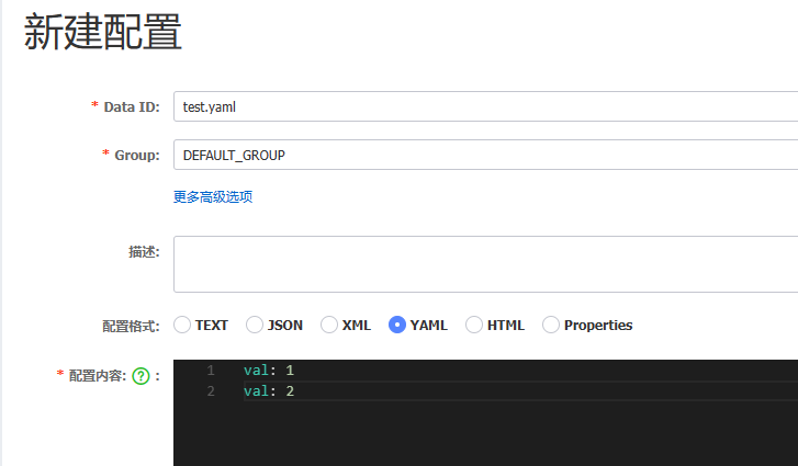 Nacos yaml config file validator is not valid in console UI · Issue #10416 · alibaba/nacos · GitHub