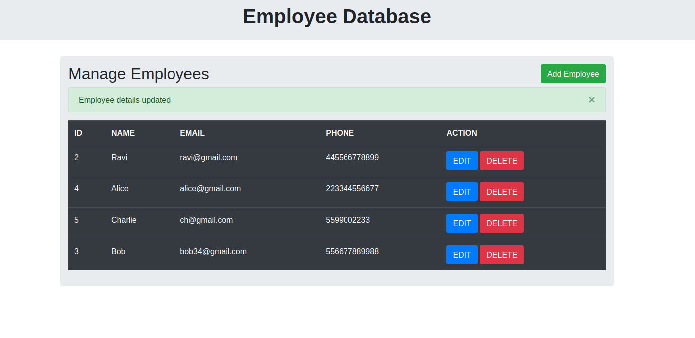 Github Rkoraviflask Crud App Flask Crud App Using Postgresql As Database