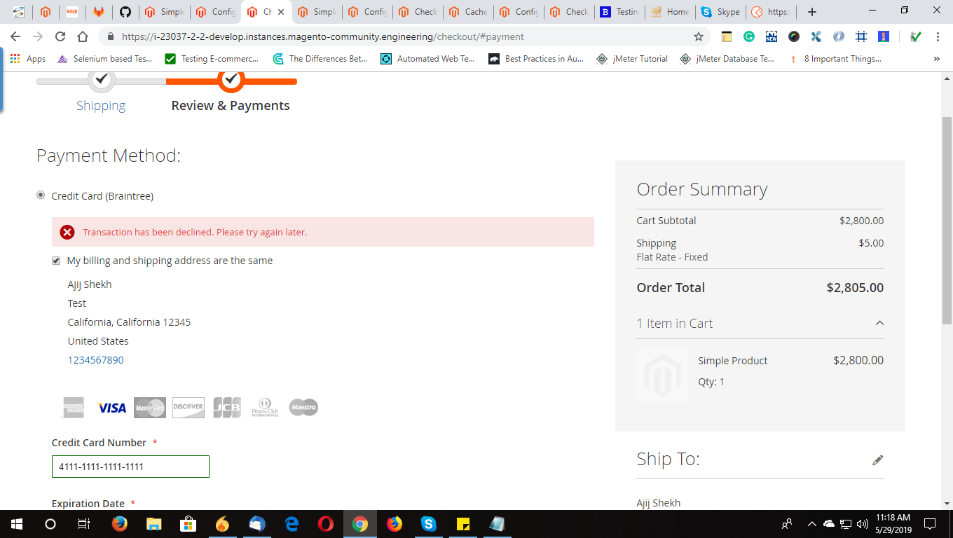 Inconsistency in payment error message handling · Issue #23037 ...