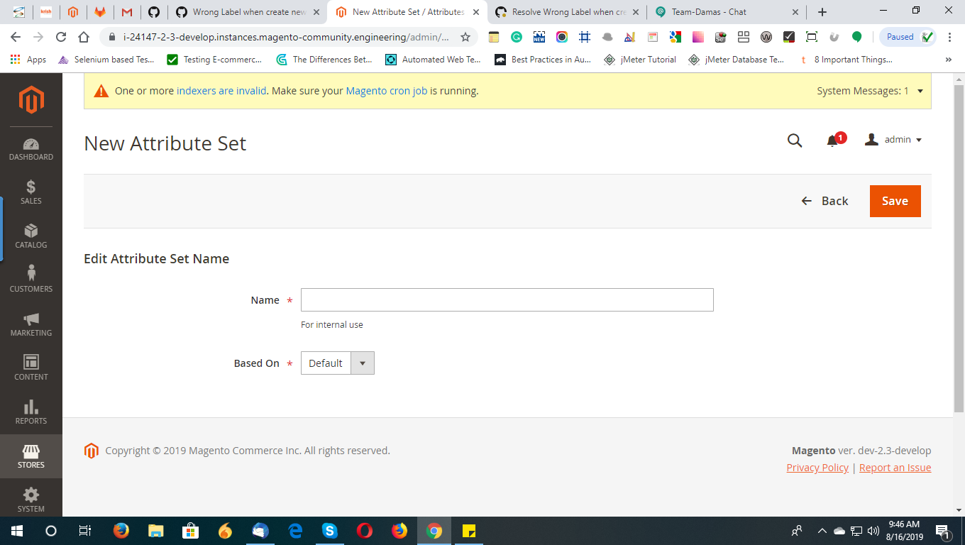 Wrong Label when create new "Attribute Set" · Issue #24147 · magento/magento2 · GitHub