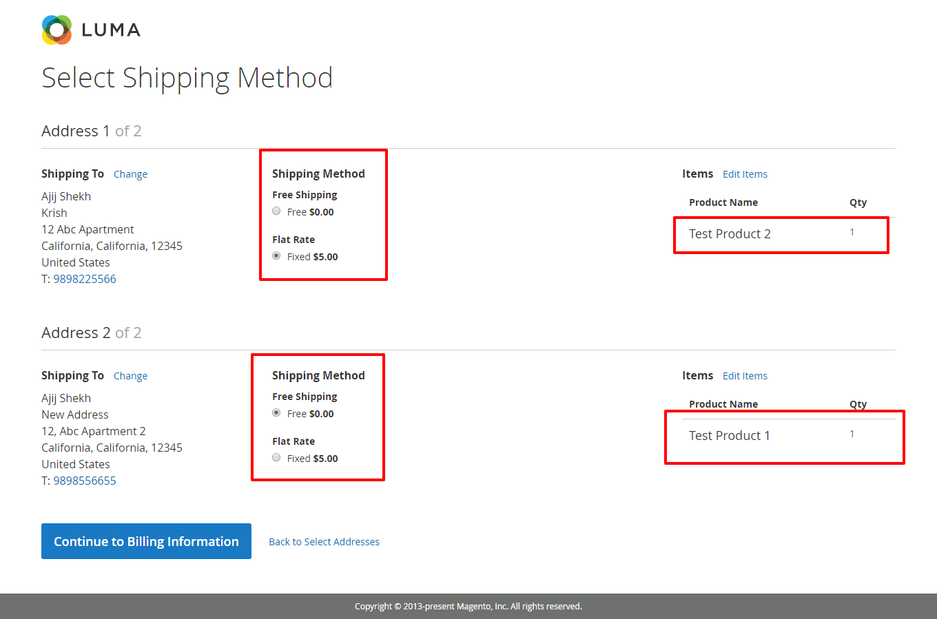Wrong shipping amount calculation when checkout with multiple address is used. · Issue #24938 ...