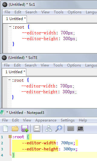 CSS variable highlighting problem · Issue #3958 · rizonesoft/Notepad3 · GitHub