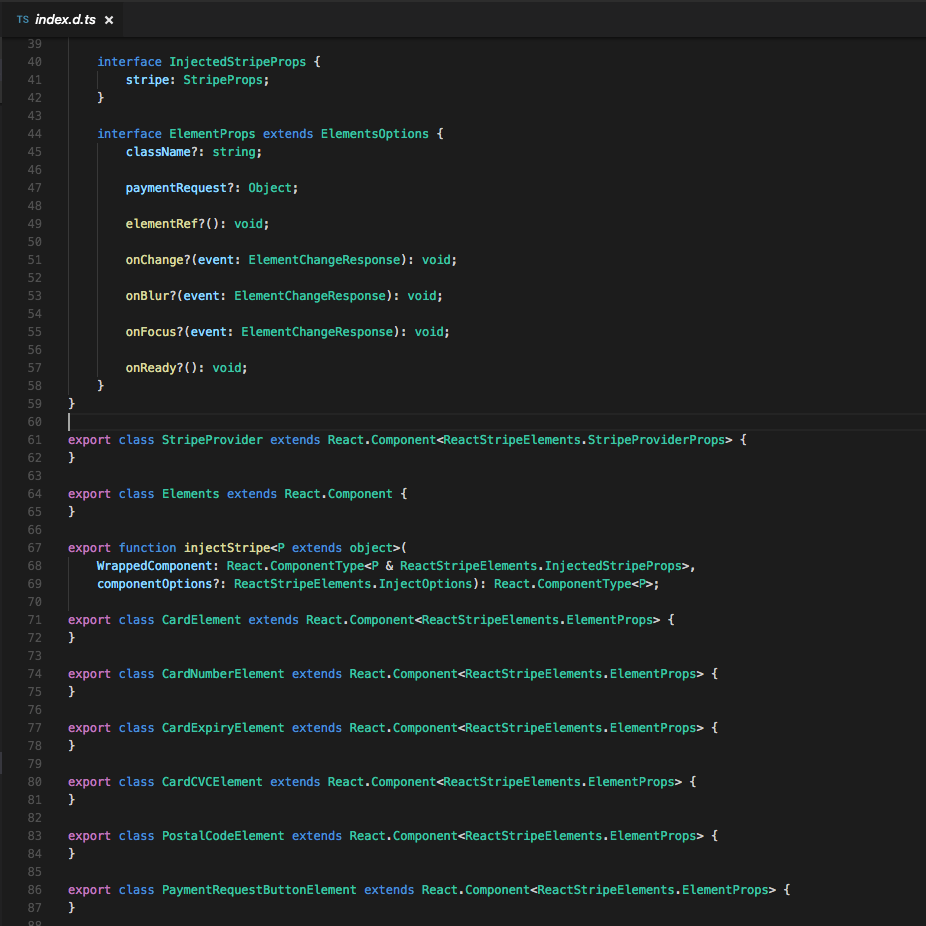 Im currently unable to import PaymentRequestButtonElement in VSCode · Issue #133 · stripe ...