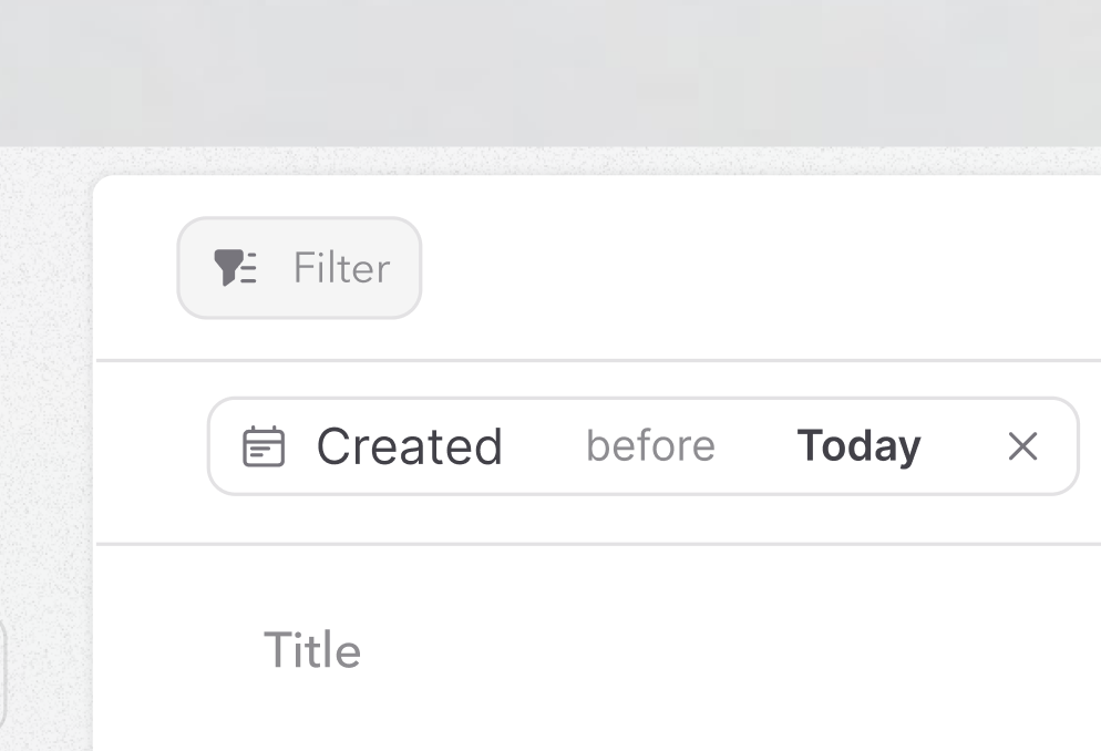 All page filter add more date-time filter rule · Issue #3372 · toeverything/AFFiNE · GitHub