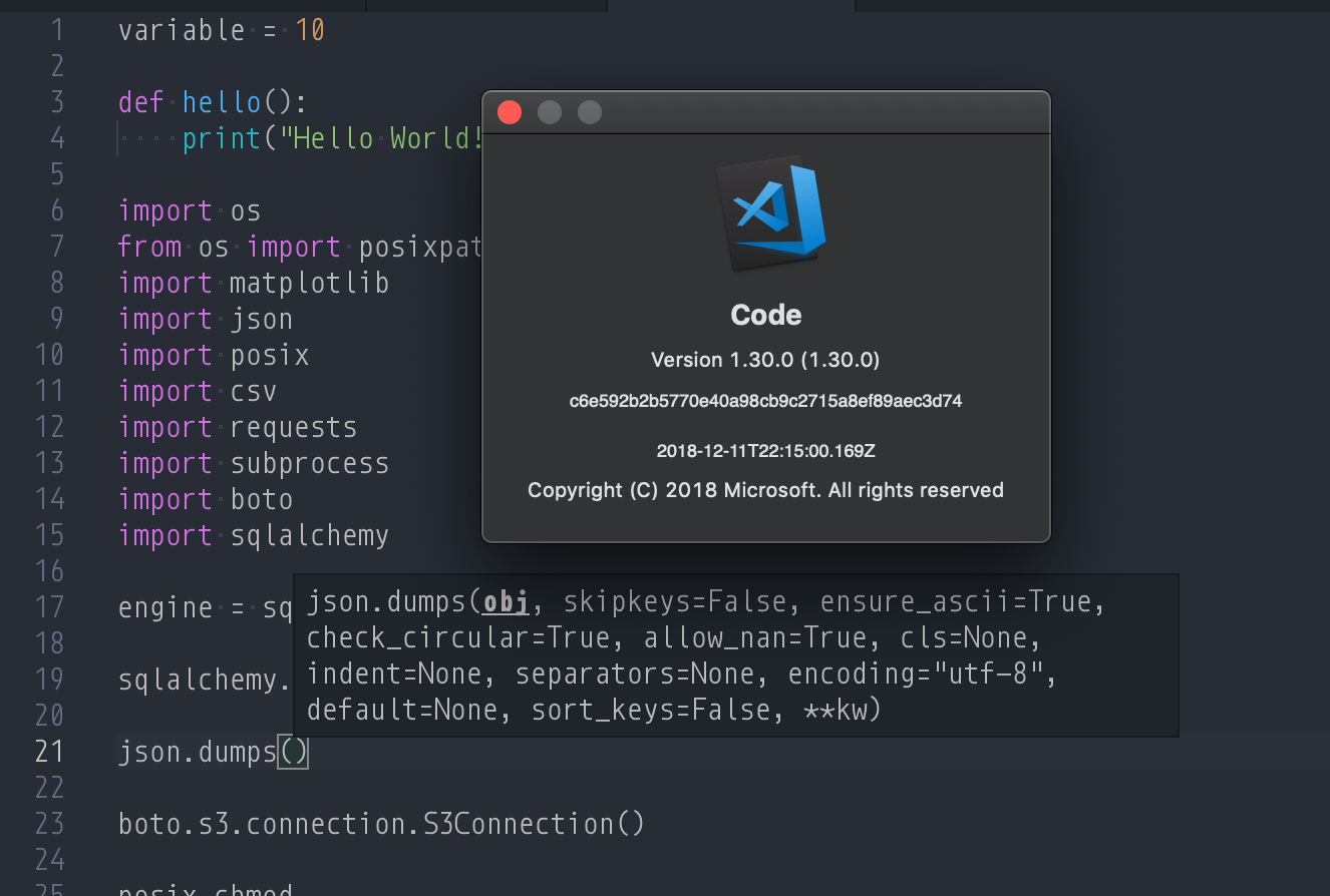 Signatures not triggered on VS Code v1.30 · Issue #643 · kiteco/issue-tracker · GitHub