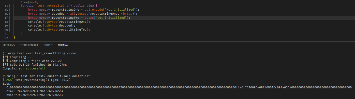 chisel: ABI-encoded values incorrectly displayed when dumped · Issue #5253 · foundry-rs/foundry ...
