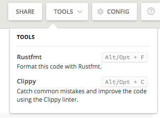 miri should be under the "run" button · Issue #468 · rust-lang/rust-playground · GitHub