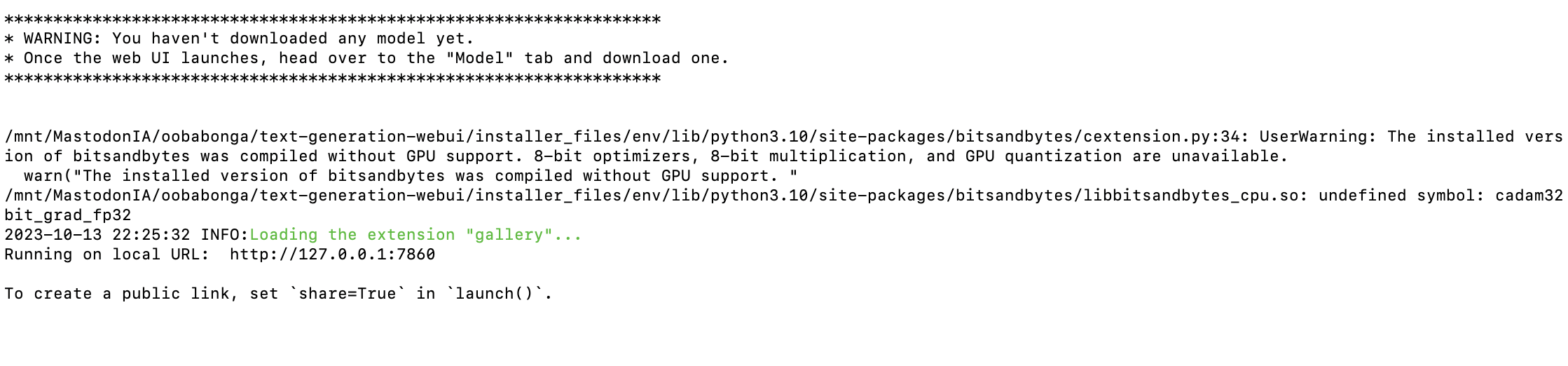 Webui Dont Start · Issue 4283 · Oobaboogatext Generation Webui · Github 