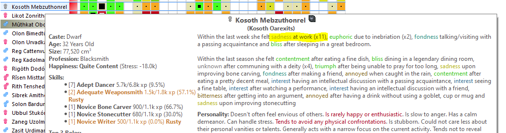 Satisfied Showing up as Sadness in recent events. · Issue #274 · Dwarf-Therapist/Dwarf-Therapist ...