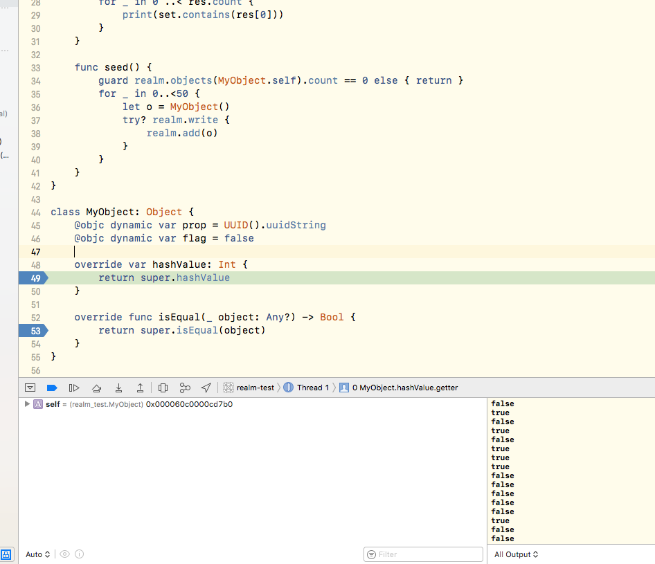 Issue With Object Equatable · Issue 5371 · Realmrealm Swift · Github