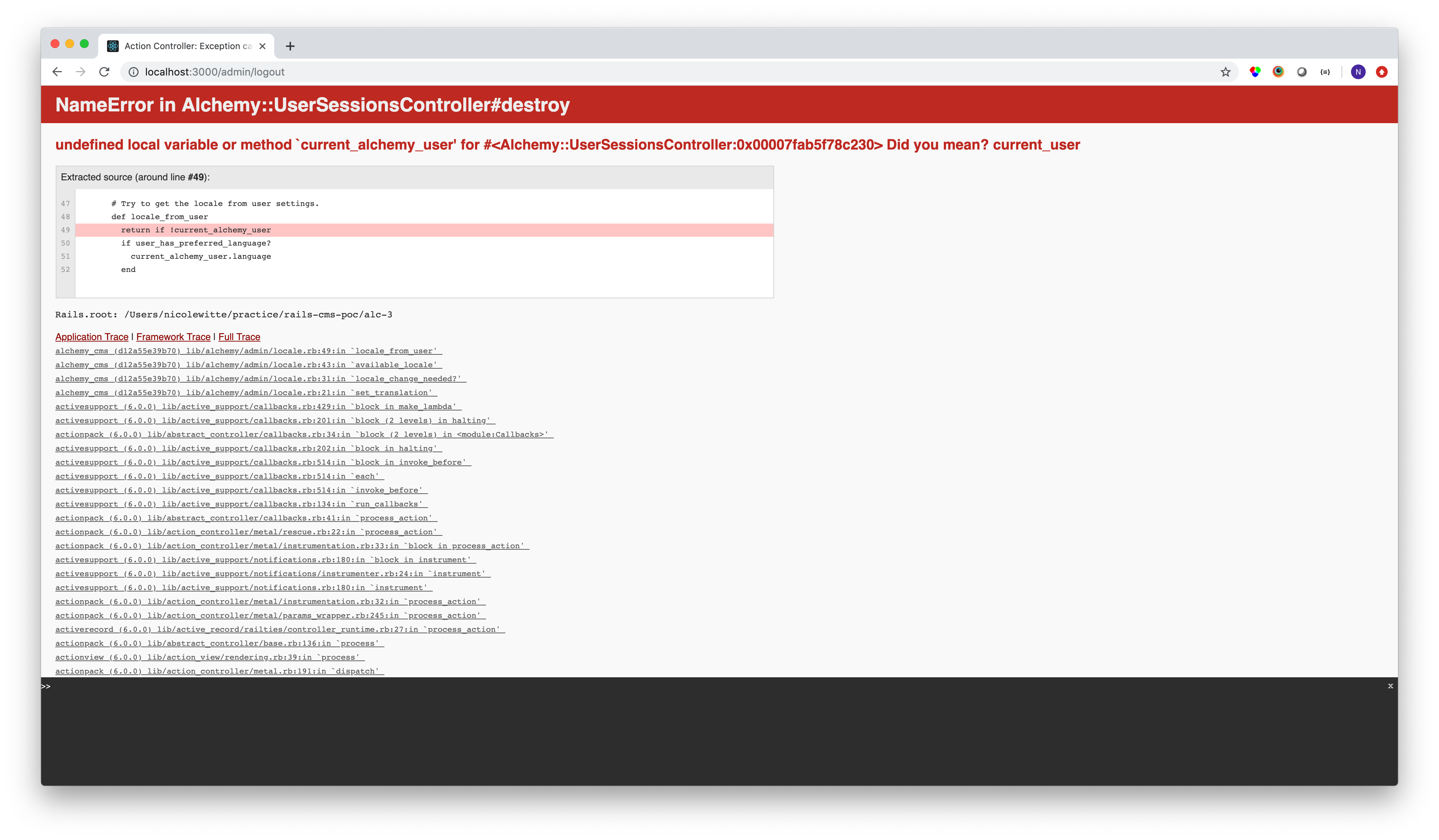 Cannot login or logout with /admin/login or /admin/logout · Issue #1620 · AlchemyCMS/alchemy_cms ...