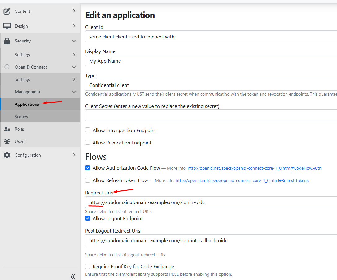 OpenIdApplicationManager is using http `redirect_uri` instead of the provided https address for ...
