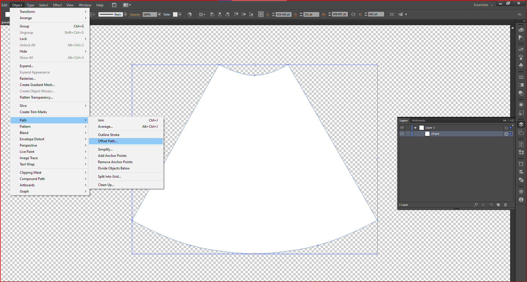 [feature] Would Like To Have Feature Like Offset Path Or Offset Svg Image Bounding Box · Issue
