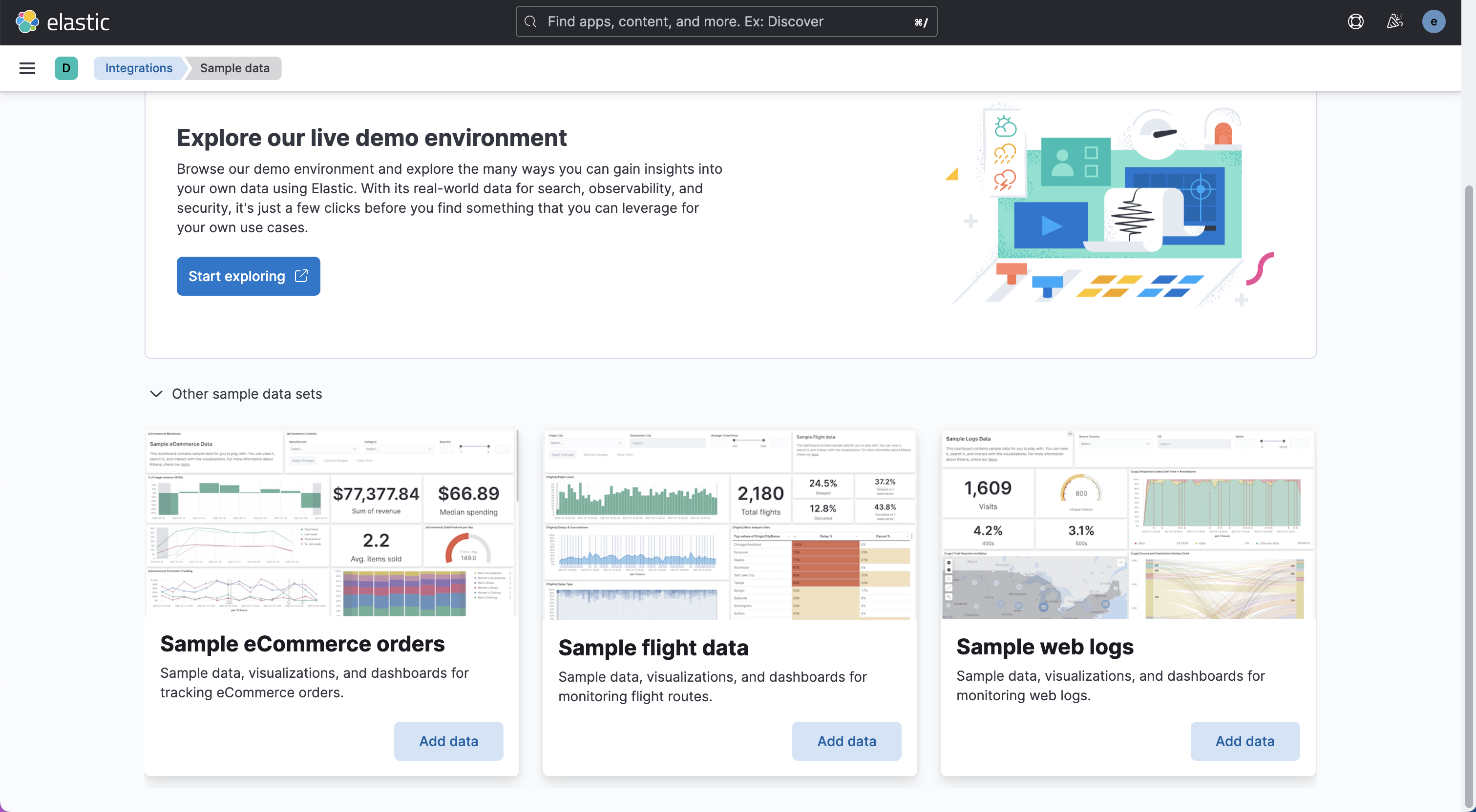 [Sample Data] Add Callout to explore our demo environment · Issue ...