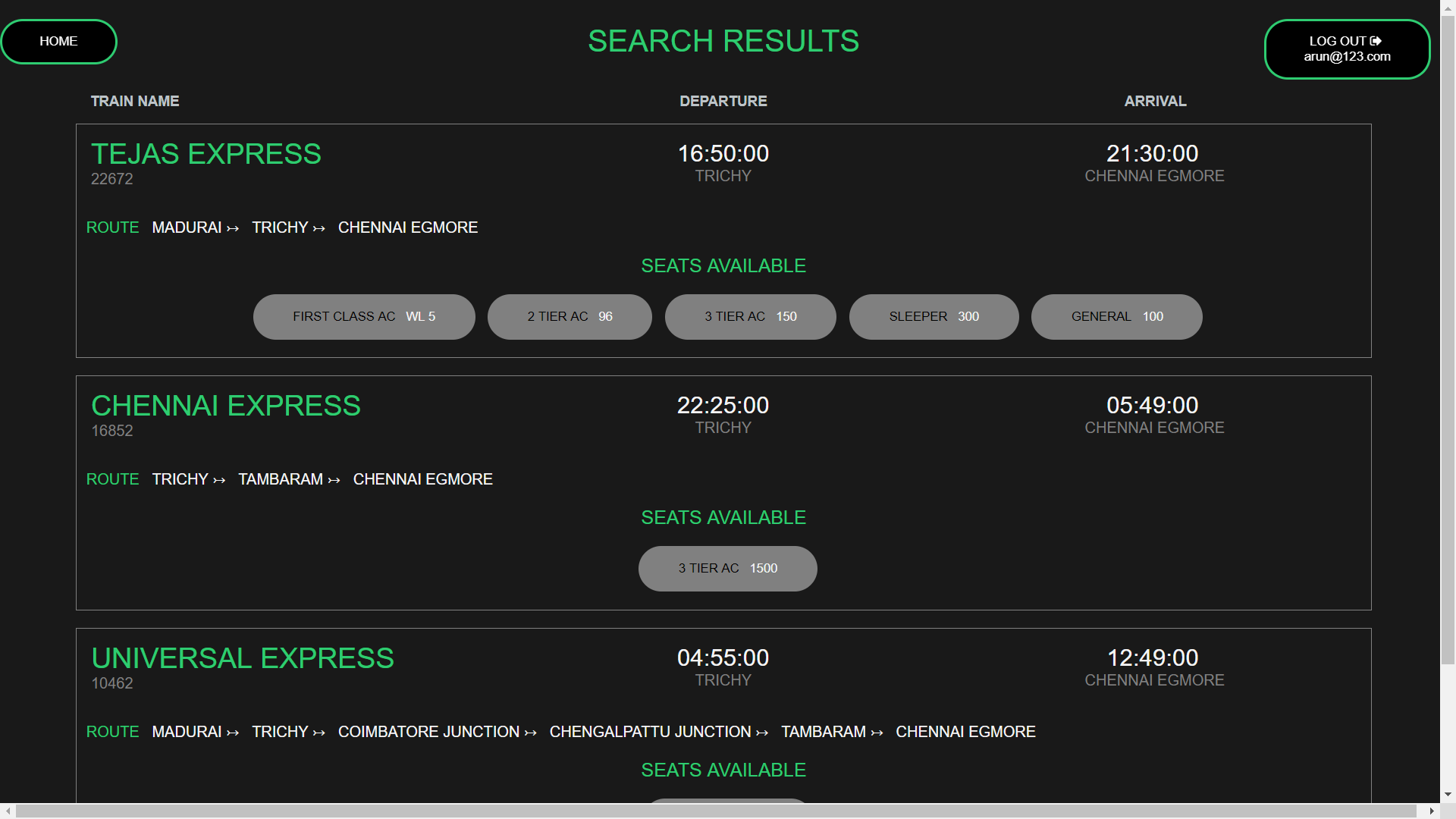 GitHub - Arun-Josh/TrainTicketBooking