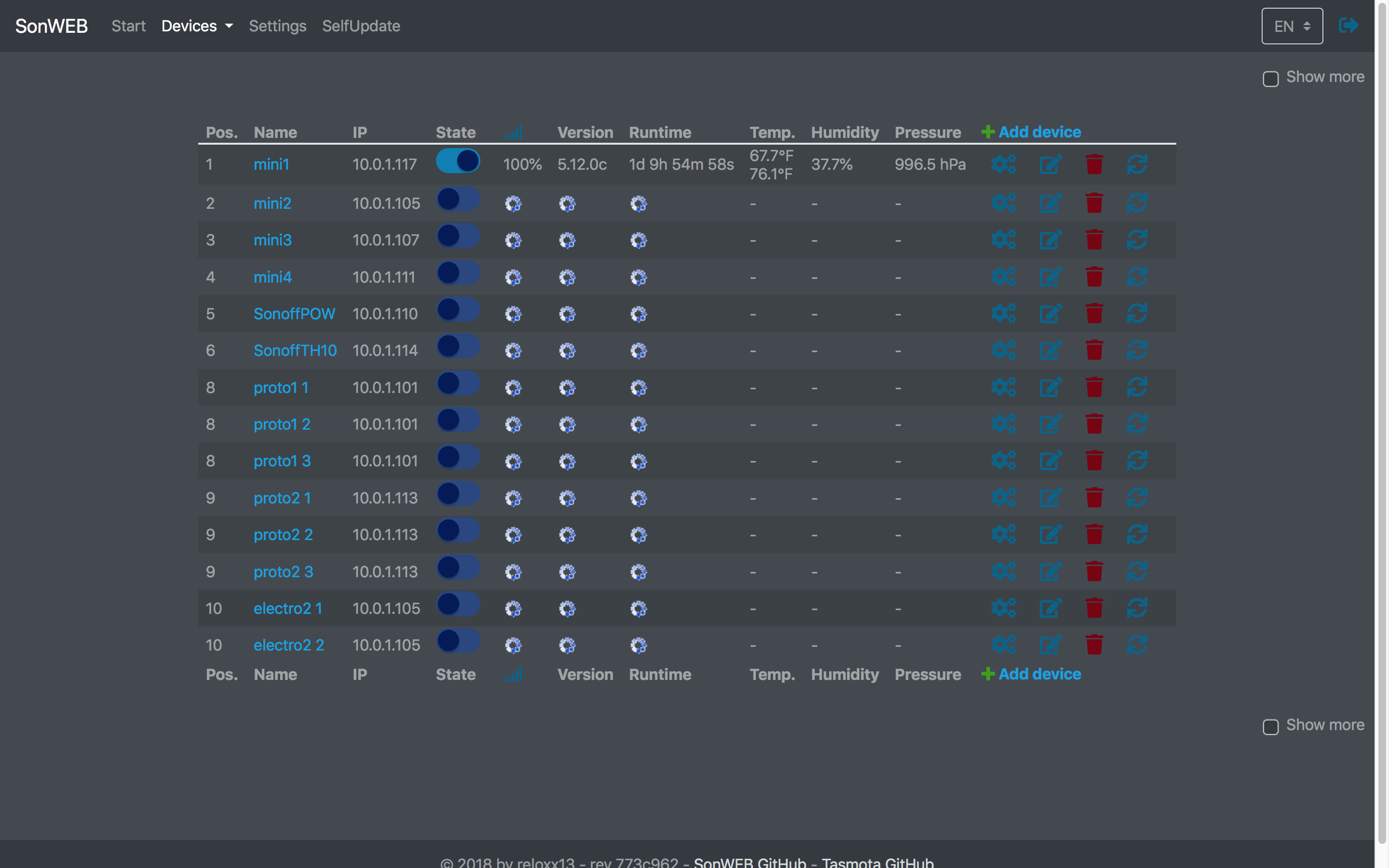 List isn't working right · Issue #70 · TasmoAdmin/TasmoAdmin · GitHub