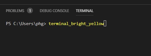 Terminal "ansiBrightYellow" has very poor readability on light themes ...