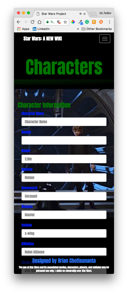 GitHub - brianchotisunanta/Star-Wars-A-New-Wiki: A web application that ...
