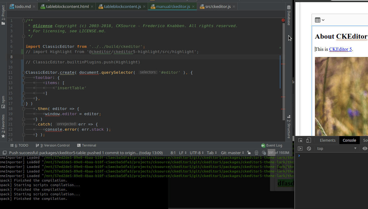 Highlight-Plugin destroys Insert-Table Button · Issue #2611 · ckeditor/ckeditor5 · GitHub