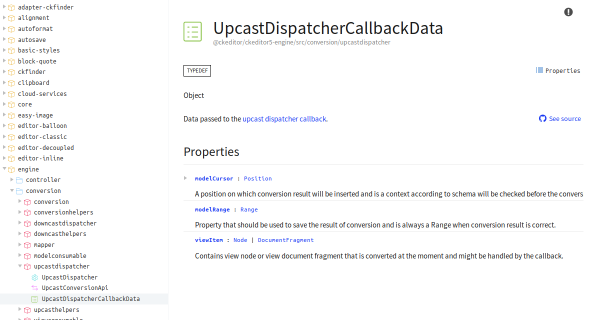 Improve the docs on conversion API callbacks (possible others too ...