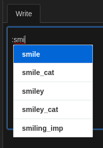 Render emojis in dropdown · Issue #126 · ckeditor/github-writer · GitHub