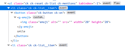 Render emojis in dropdown · Issue #126 · ckeditor/github-writer · GitHub