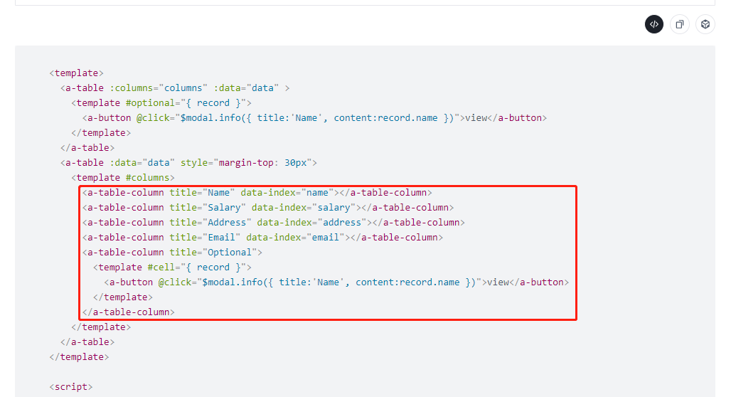 Props 和 TableColumn 有什么区别 · Issue #942 · arco-design/arco-design-vue · GitHub