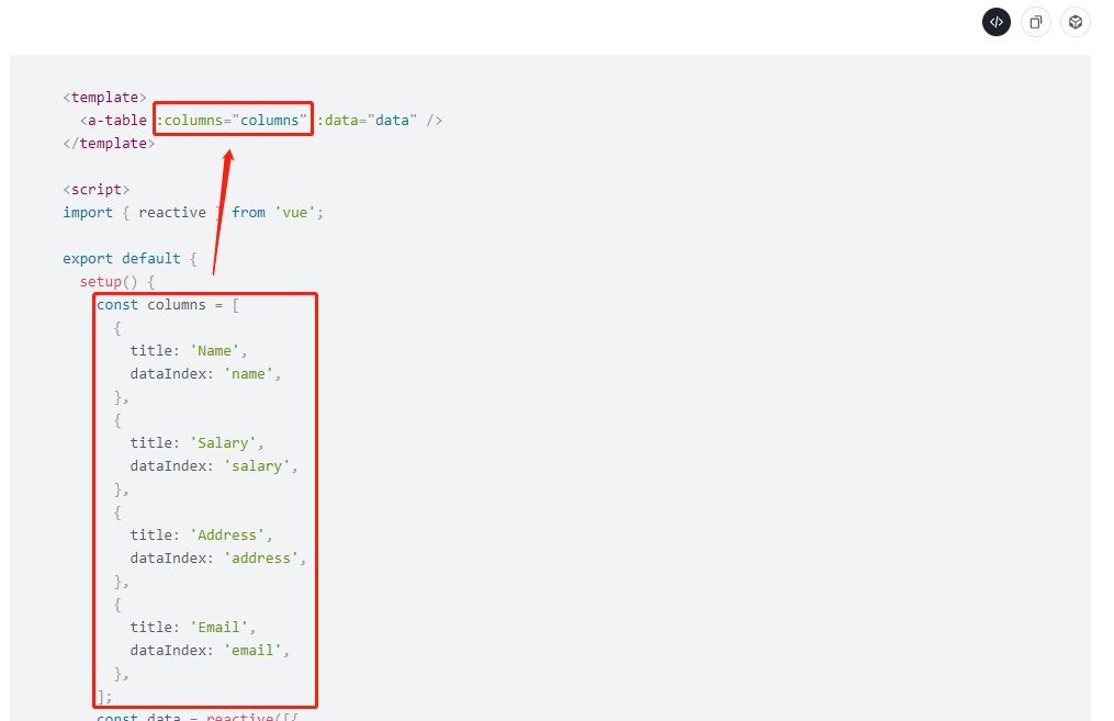 Props 和 TableColumn 有什么区别 · Issue #942 · arco-design/arco-design-vue ...