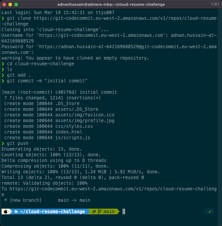 GitHub - adnanhussain98/aws-cloud-resume-challenge: Cool way to show off my CV/Resume online ...