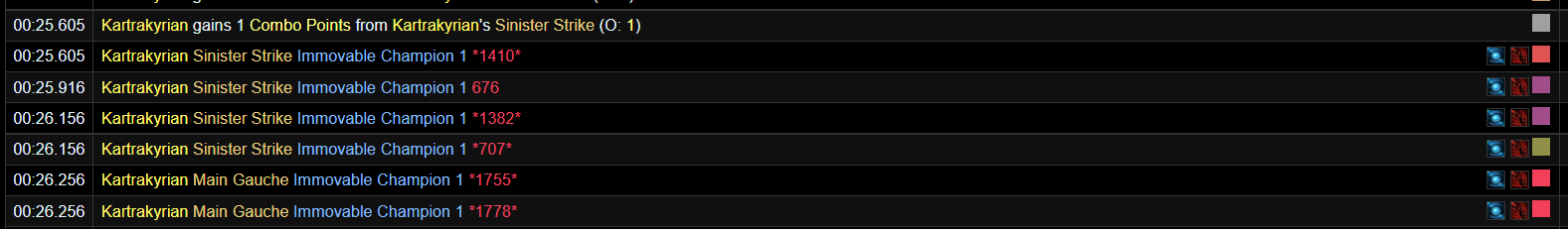 Mastery: Main Gauche does not proc from most main-hand abilities · Issue #890 · SimCMinMax/WoW ...