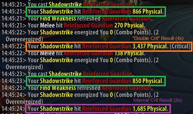 Akaari Shadowstrikes Double-Dip Damage Multipliers · Issue #621 · SimCMinMax/WoW-BugTracker · GitHub