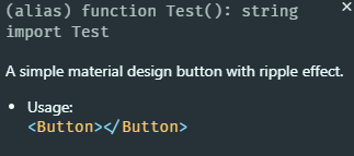Component documentation shown is not in markdown · Issue #403 · sveltejs/language-tools · GitHub