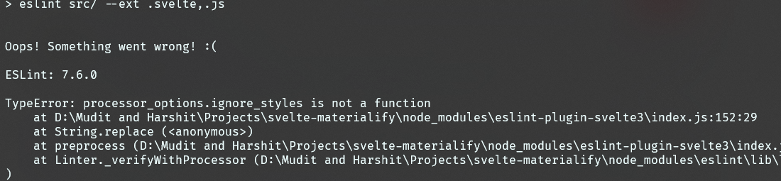 Eslint Is Processing Scss Inside Style Tags · Issue 70 · Sveltejseslint Plugin Svelte3 · Github 