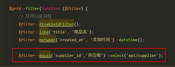 filter 里面的select没有调用api, 求正确姿势 · Issue #1432 · z-song/laravel-admin · GitHub