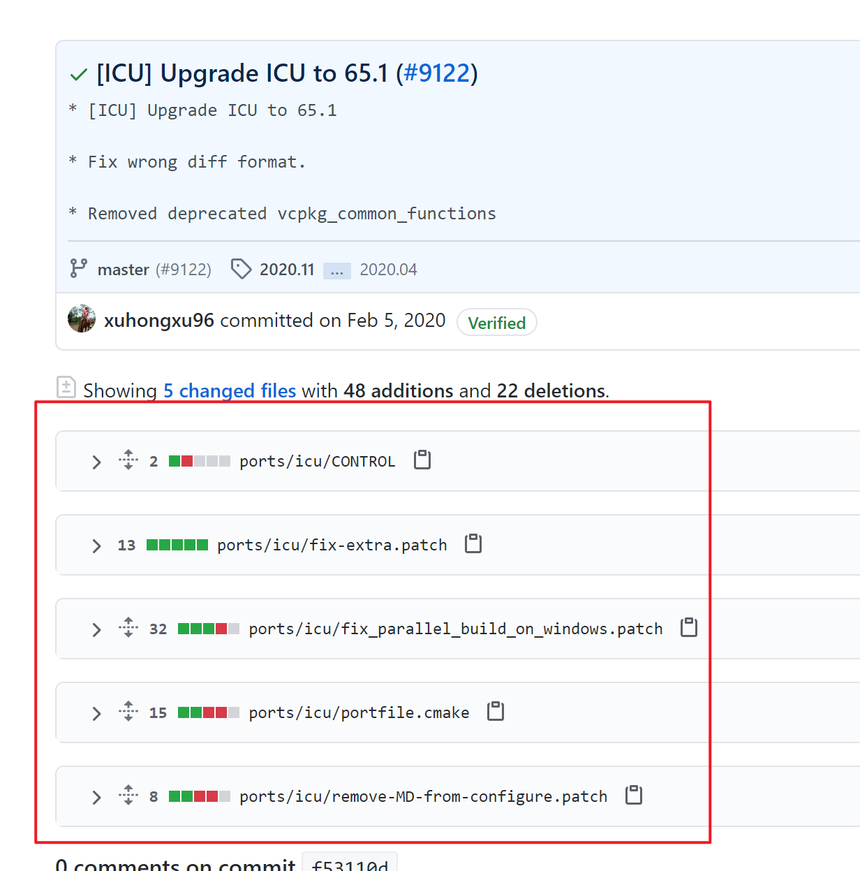 [icu] Applying Patch Failed Error Corrupt Patch At Line 7 · Issue 16955 · Microsoft Vcpkg